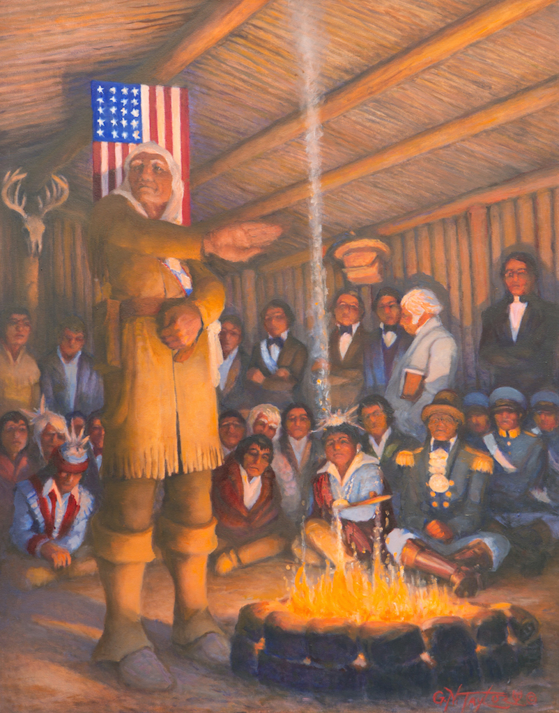 Choctaw Chief Apuckshunnubbe | GN Taylor Artwork